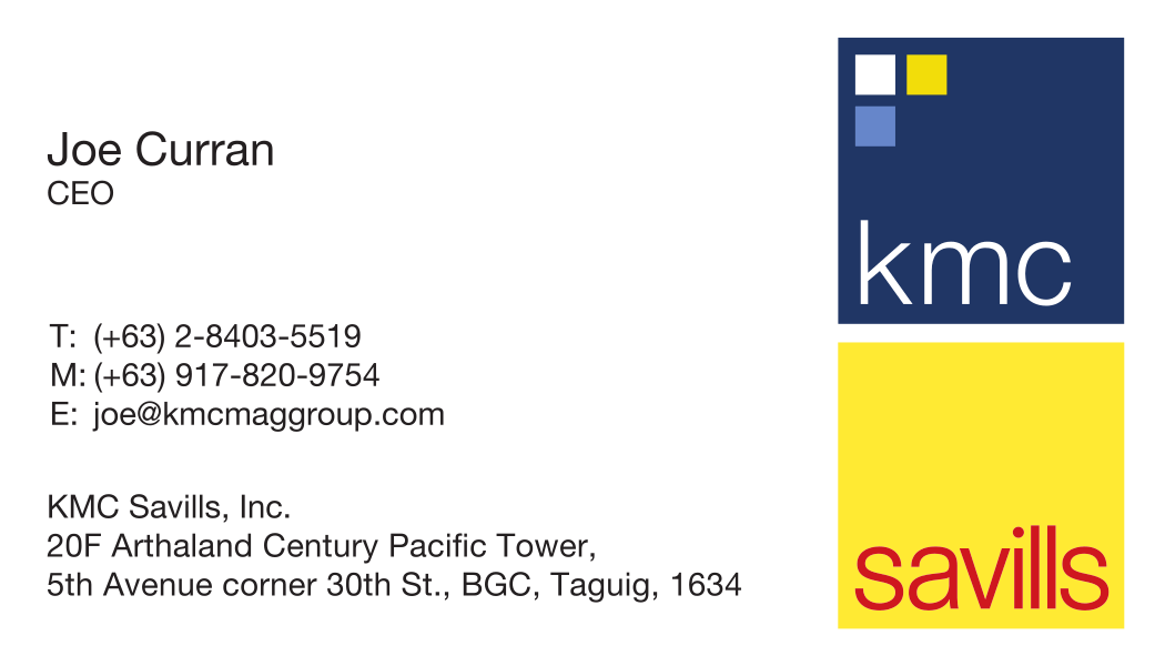 Joe Curran Business Card